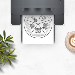 Cain and Abel, Printable Bible Coloring Wheel, Sunday School Craft ...