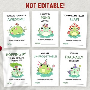 Frog Valentine, Fun School Valentine Gift Tags, Kids Classroom ...