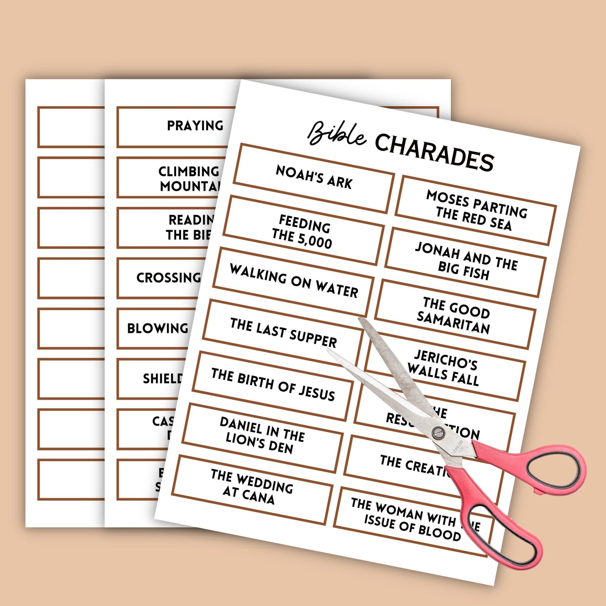 Bible Games Bundle, 15 Games, Bible Study Games, Bible Games for Kids ...