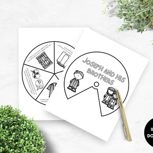 Joseph and His Brothers, Joseph and Coat of Many Colors, Printable ...