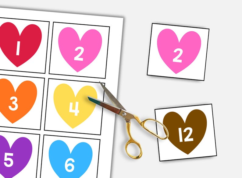 Valentines Scavenger Hunt, Hearts Hunt, Valentines Day Games, Treasure ...