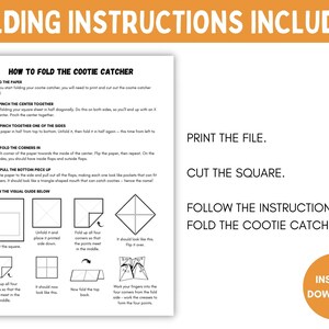 Thanksgiving Jokes Cootie Catcher, Printable Fortune Teller, Funny ...