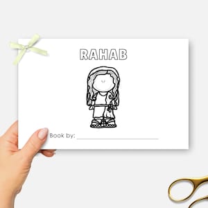Rahab and the Spies, Printable Mini Bible Book, Sunday School Craft ...