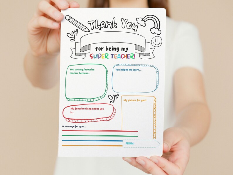 Teacher Appreciation Printable, Teacher Appreciation Week, Thank You ...