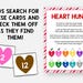 Valentines Scavenger Hunt, Hearts Hunt, Valentines Day Games, Treasure ...