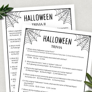Halloween Trivia, Spooky Trivia Questions, Ice Breaker Activity, Teen ...