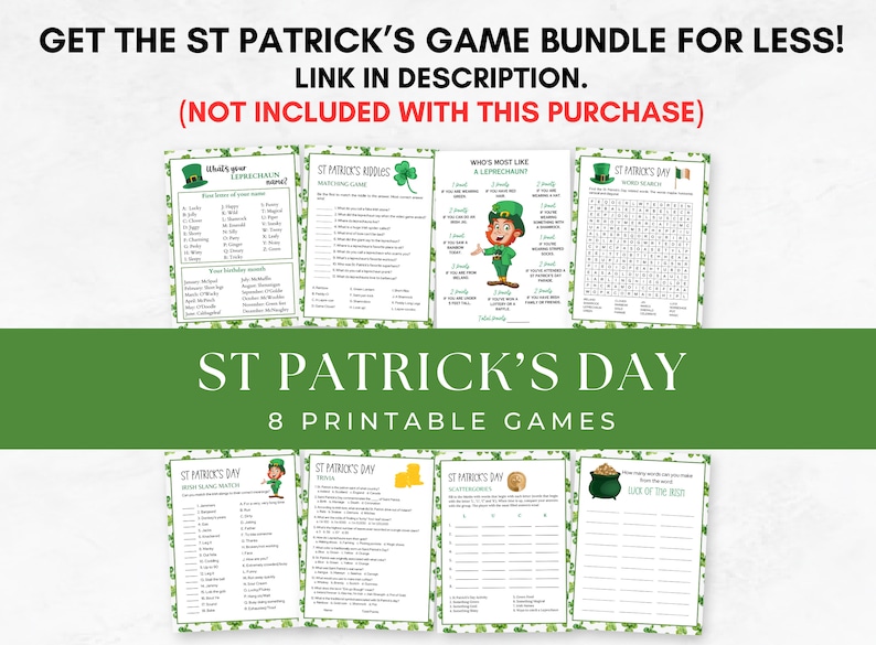 Who is Most Like a Leprechaun, Fun St Paddys Activity for Kids and ...