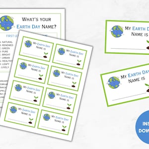 8 Printable Earth Day Games, Fun Earth Day Activities for Kids and ...