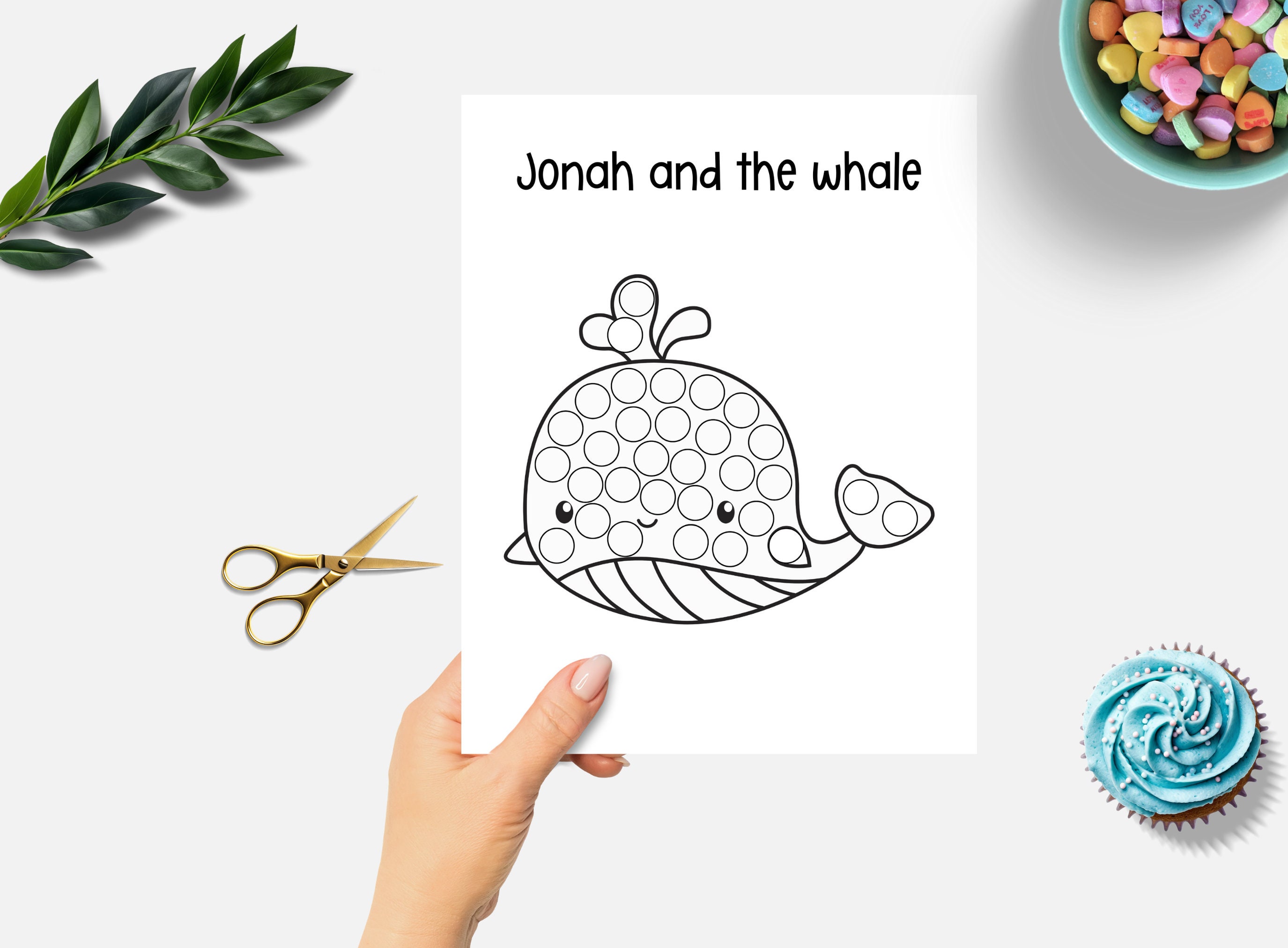 Bible Dot Marker Activity, 8 Printable Bible Lessons, Do a Dot Bible ...