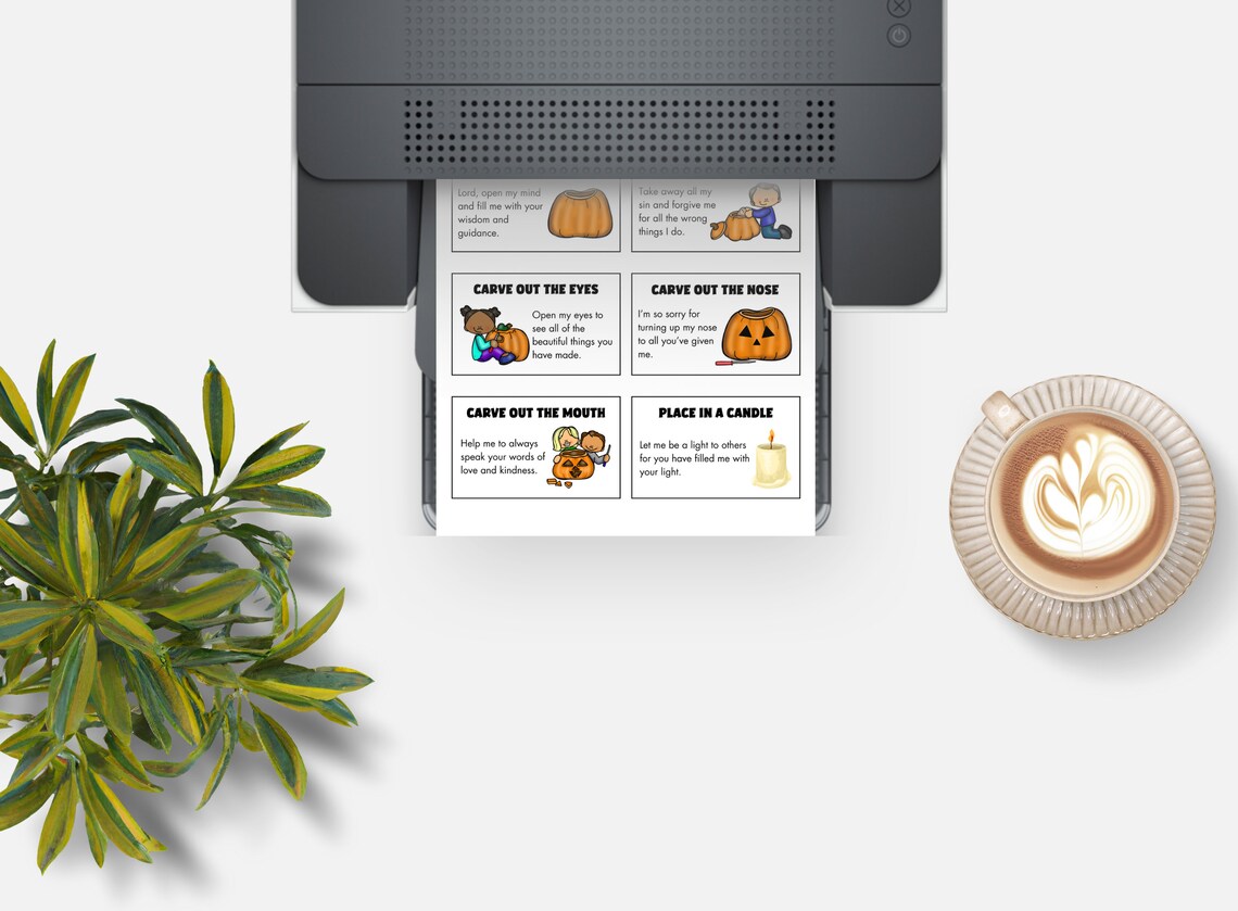 Pumpkin Carving Christian Halloween Activity, Printable Pumpkin Prayer ...