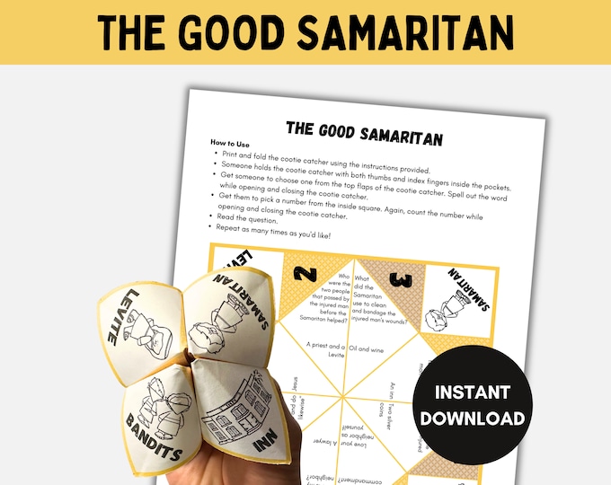 Samaritan Woman, Woman at the Well Craft, Fortune Teller, Cootie ...