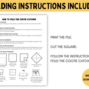 Easter Bible Story Cootie Catcher, Printable Cootie Catcher, Sunday ...