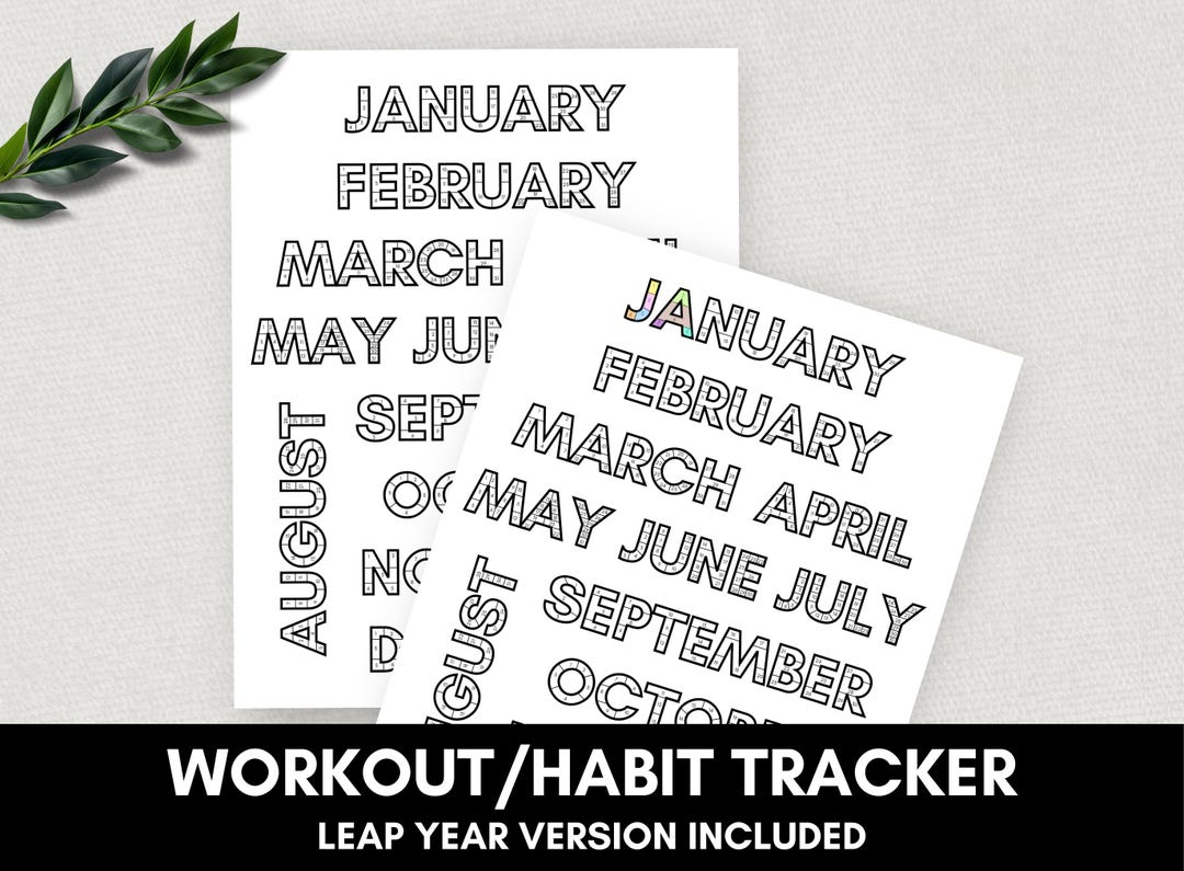 2025 Daily Habit Tracker Printable, Daily Steps Journal, Workout ...