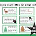 Printable Indoor Christmas Scavenger Hunt Game, Christmas Treasure Hunt ...