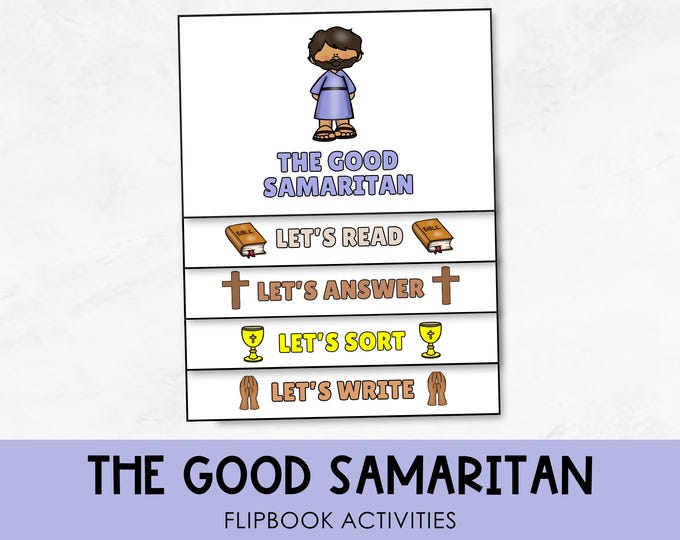 Good Samaritan Craft for Kids, Parables of Jesus, Sunday School Craft ...