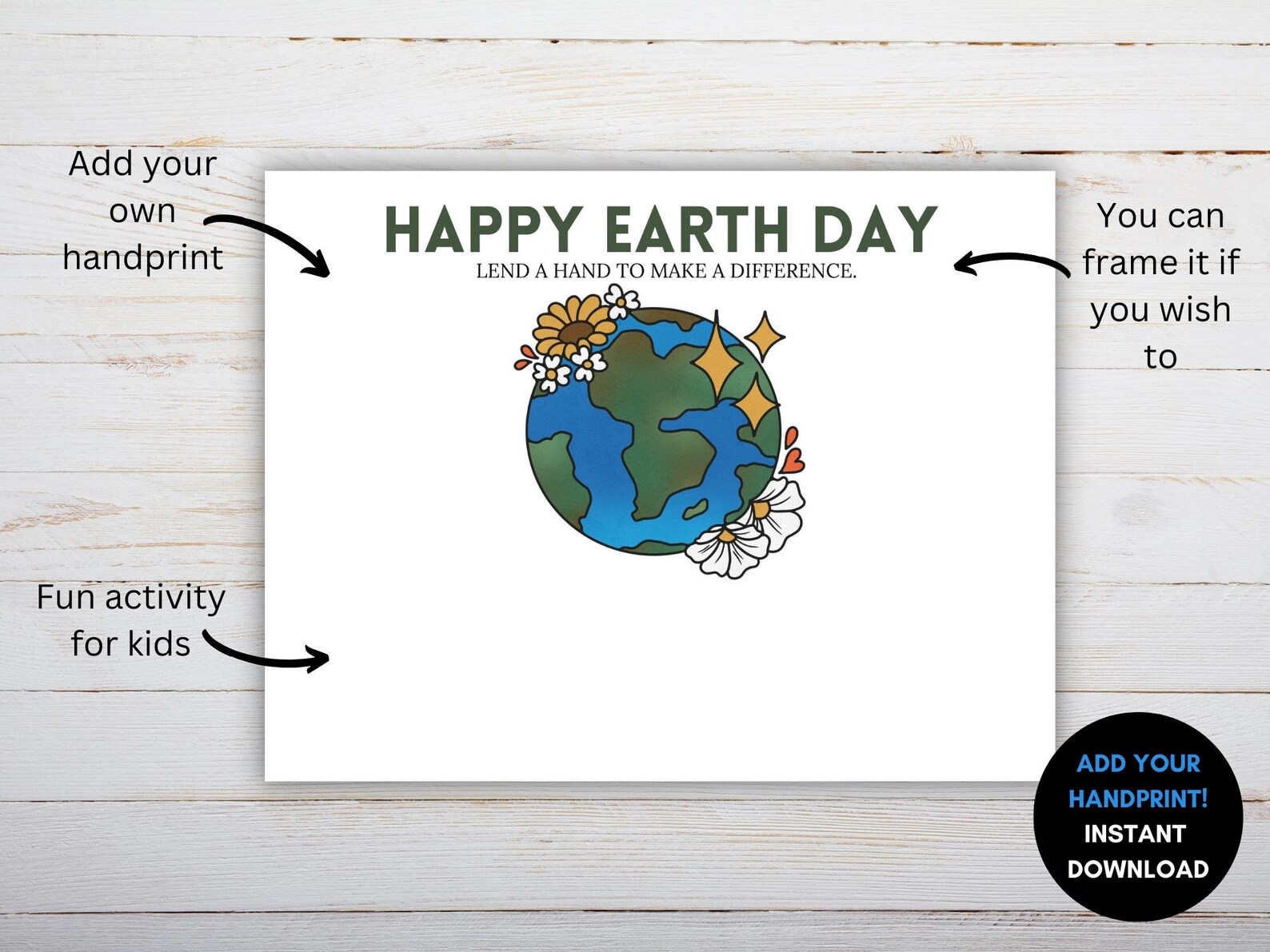 Earth Day Handprint, Earth Day, Earth Day Activities, Earth Day ...