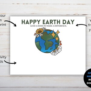 Earth Day Handprint, Earth Day, Earth Day Activities, Earth Day ...
