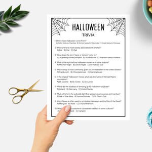 Halloween Trivia, Spooky Trivia Questions, Ice Breaker Activity, Teen ...
