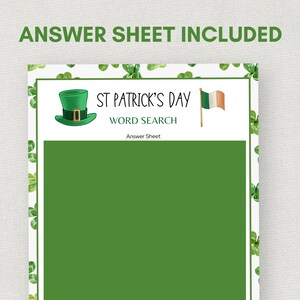 St Patricks Day Riddles, Fun St Paddys Activity for Kids and Adults, St ...
