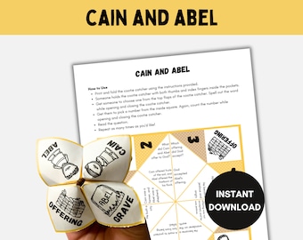 Jacob and Esau Craft, Fortune Teller, Cootie Catcher, Sunday School ...