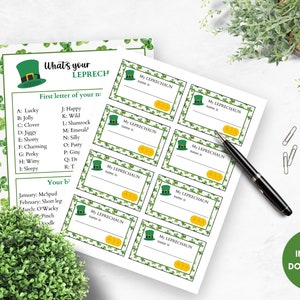Whats Your Leprechaun Name, What's My Leprechaun Name, St Patricks Day ...