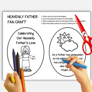 Christian Fathers Day Craft, Fathers Day Bible Craft, Heavenly Father ...