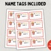 Whats Your Popcorn Name, Name Sign & Tags, Birthday Party Game ...