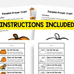 Pumpkin Carving Christian Halloween Activity, Printable Pumpkin Prayer ...