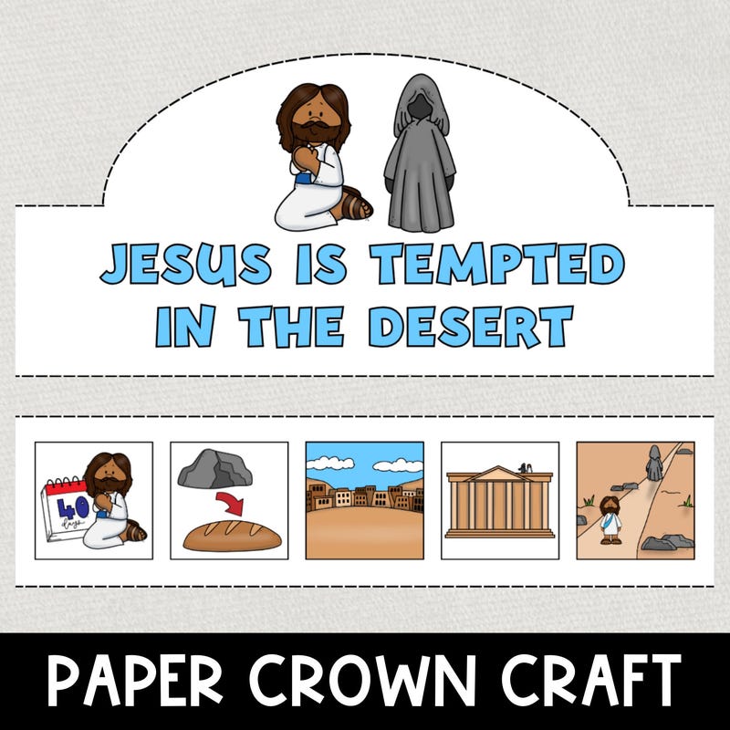 Jesus is Tempted Crafts - Etsy