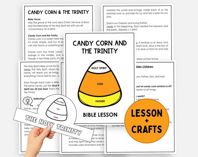 Candy Corn Trinity Printable Coloring Page, Candy Corn Trinity Poem ...