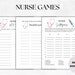 15 Printable Nurse Party Games, Nursing Theme, Fun Graduation Games ...