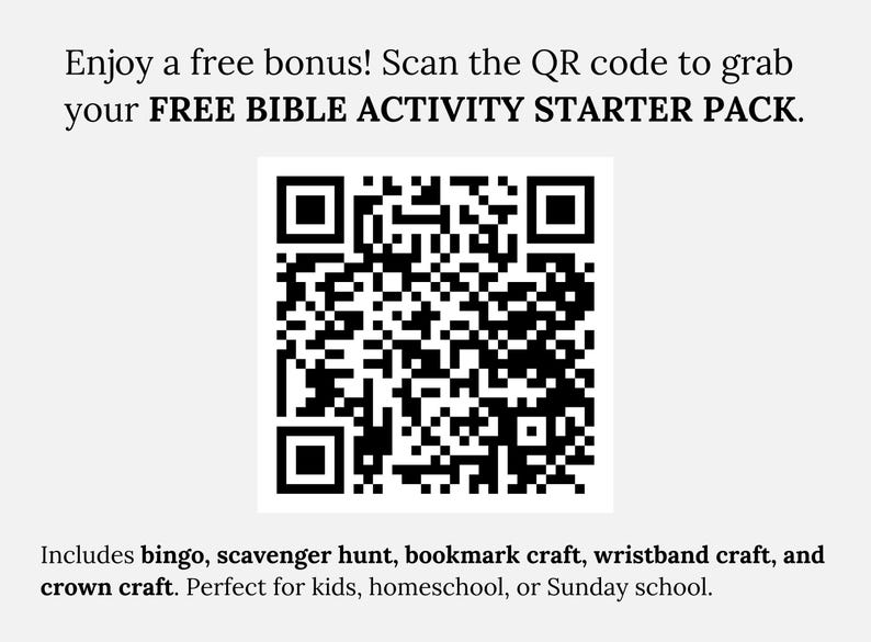 Nehemiah, Printable Mini Bible Book, Sunday School Craft, Kids Bible ...