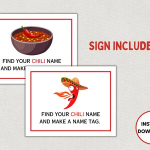 Whats Your Chili Name, Chili Name Game, Chili Cookoff, Mexican Fiesta ...