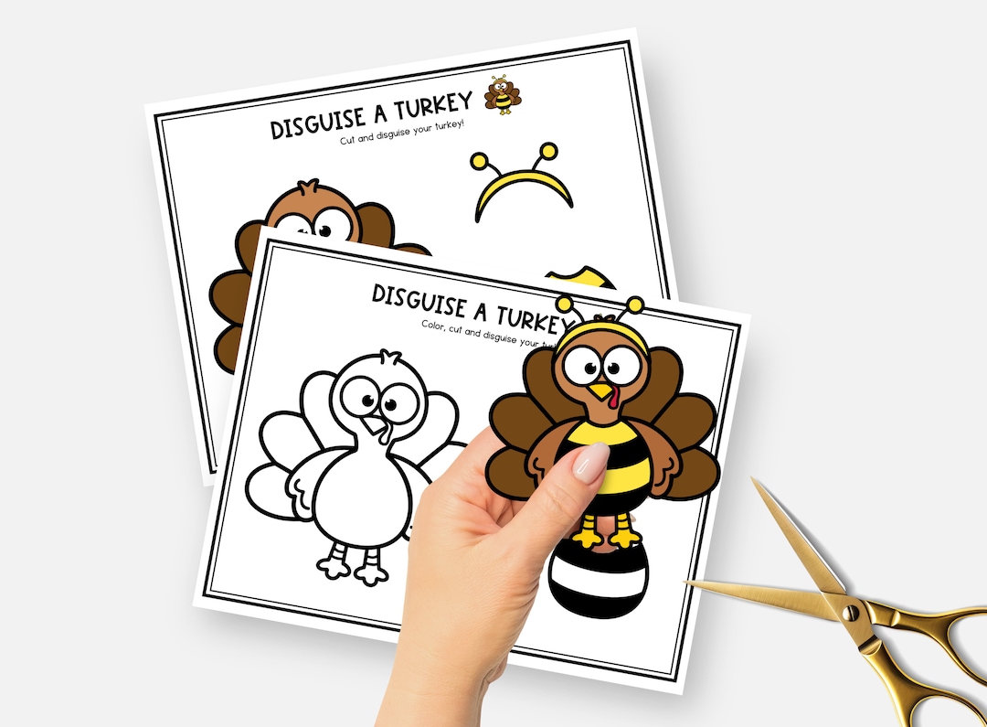 Disguise a Turkey, Bee Disguise, Turkey in Disguise Project, Turkey Day ...