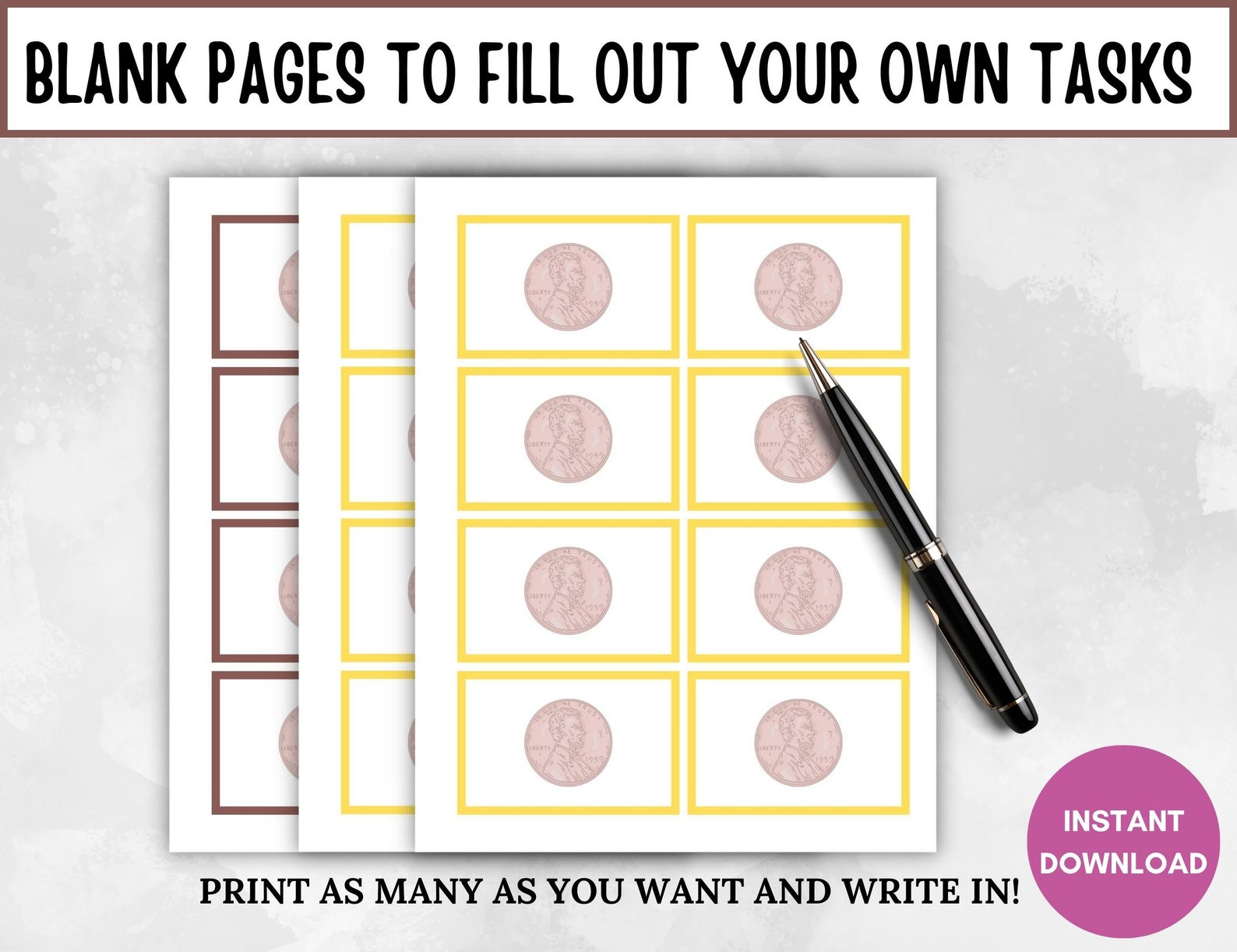 Pass the Penny Game- 24 Prefilled Cards, Memory Game, Alzheimers ...