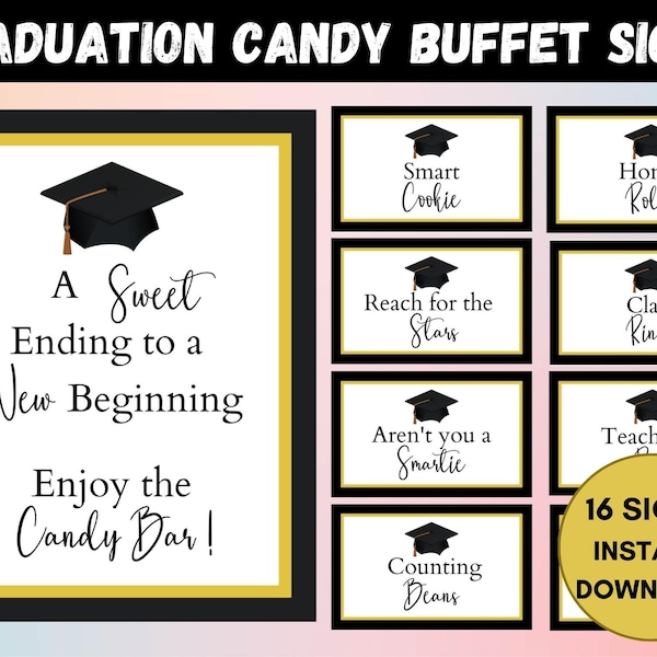 Candy Buffet Labels - Etsy