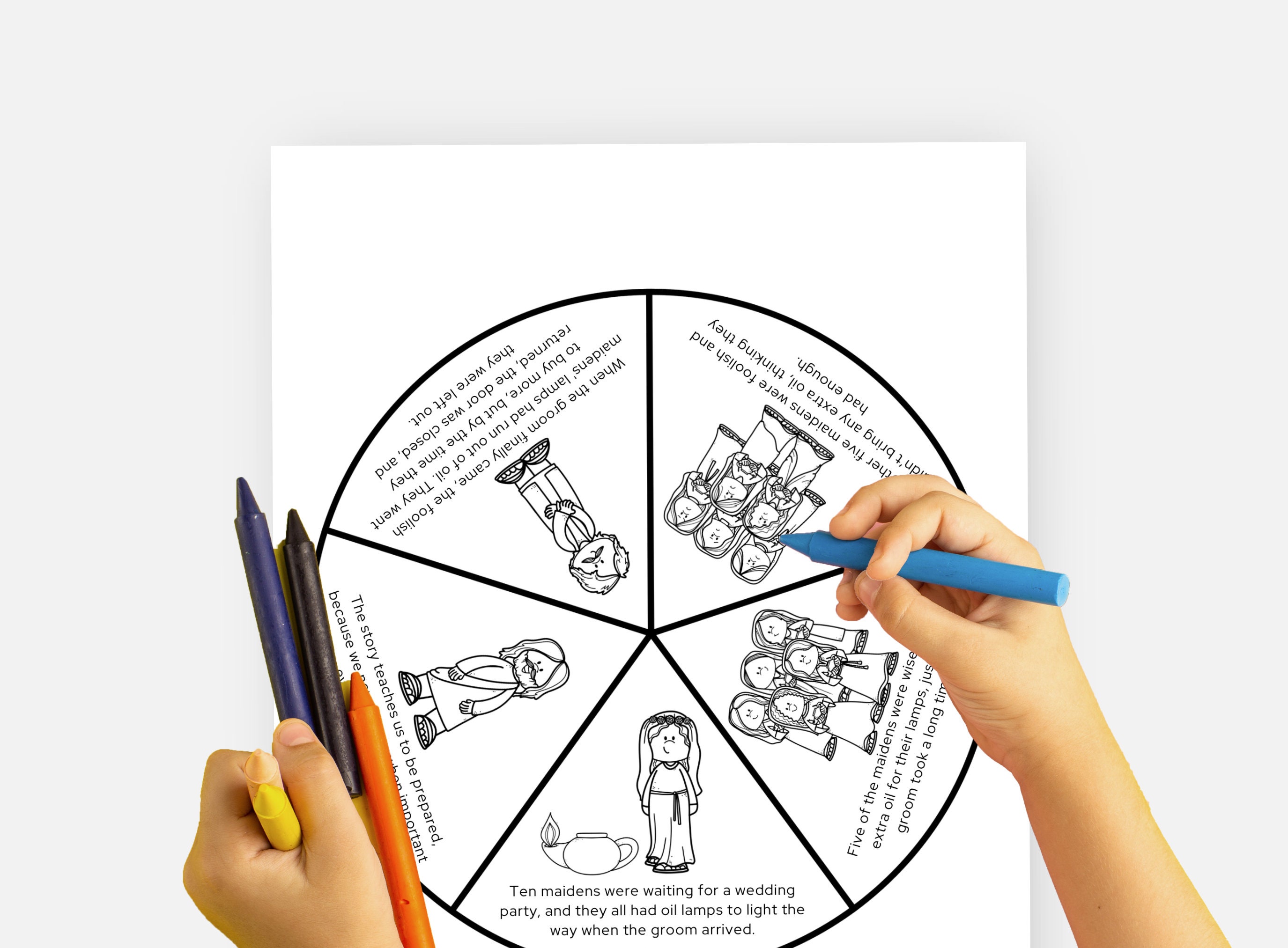 Parable of the 10 Foolish Virgins, Wise and Foolish Maidens Bible ...