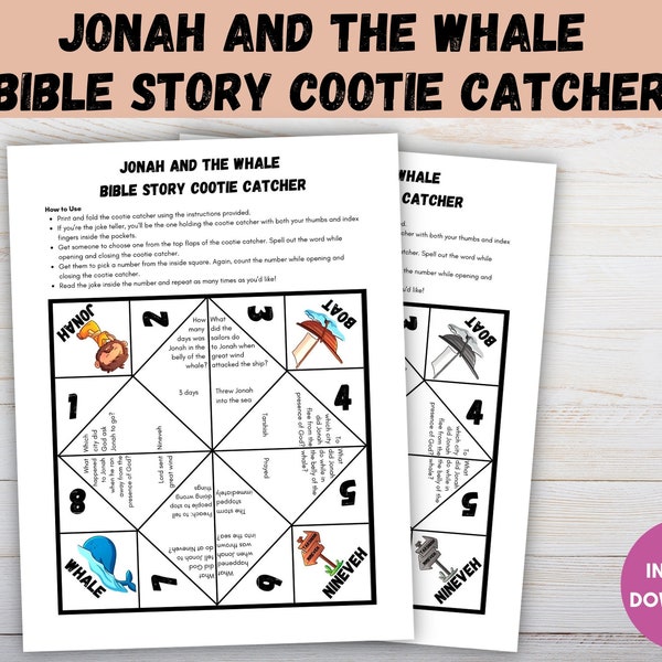 Jonah Cootie Catcher - Etsy