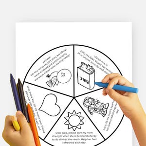 Prayers for Mom/mum, Mother's Day Bible Craft, Printable Christian ...