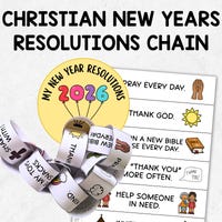 New Year's Bible Craft, Religious New Year Sunday School Lesson ...