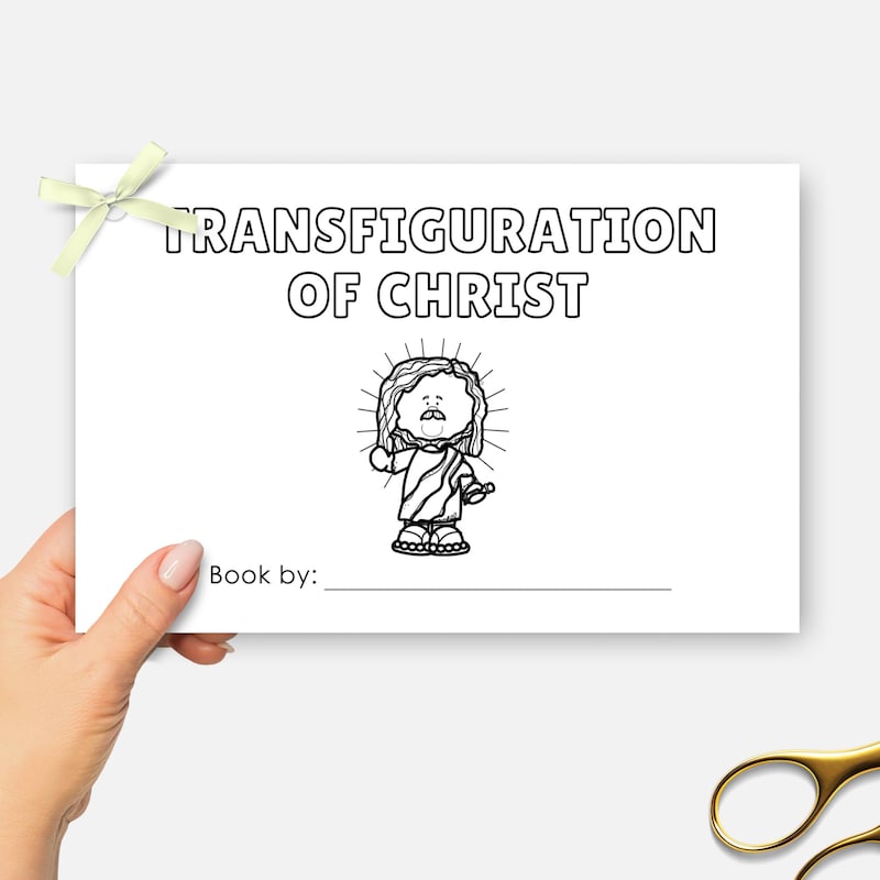 Transfiguration Bible Activity - Etsy