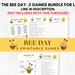 Bee Riddles, Fun Printable Party Game for Kids and Adults, Bee Theme ...
