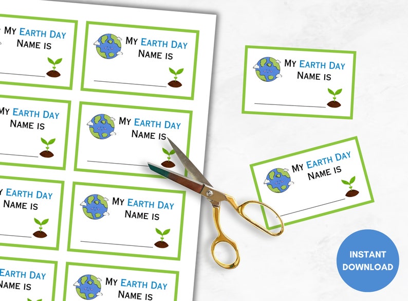 What's Your Earth Day Name, Printable Earth Day Game, Fun Earth Day ...