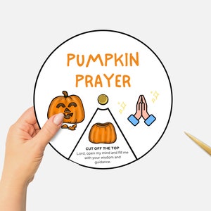 Pumpkin Carving Christian Halloween Activity, Printable Pumpkin Prayer ...