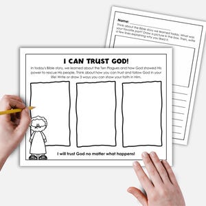 The 10 Plagues of Egypt, Moses Bible Lesson, VBS Activity Pack, Exodus ...