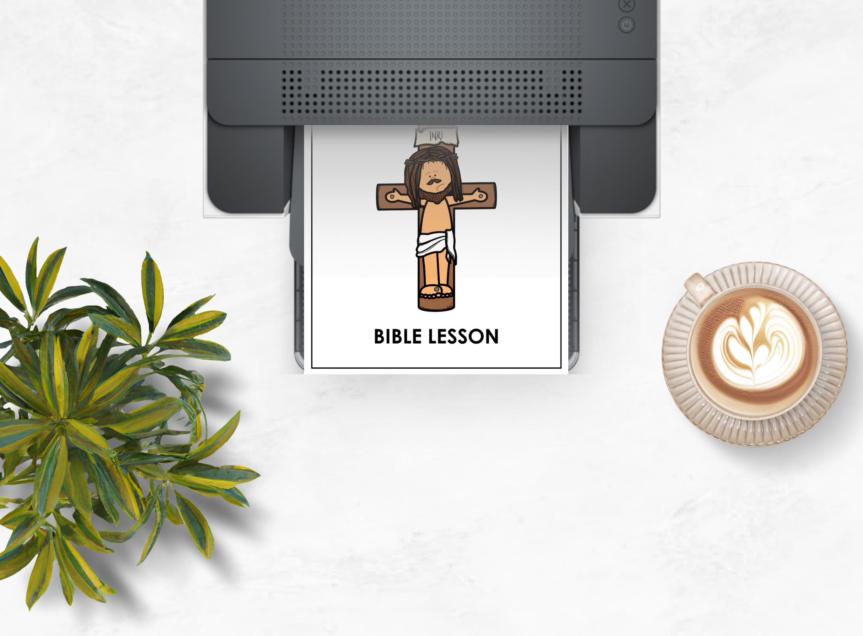 Crucifixion of Jesus, Good Friday Bible Lesson, Holy Week Printable ...