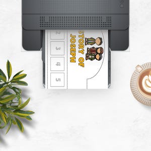 Joseph and His Brothers Bible Crown, Printable Faith Sequencing ...