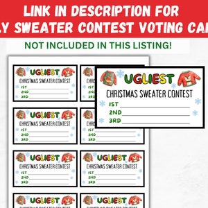 What's Your Ugly Sweater Name, Printable Christmas Party Game for Kids ...