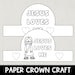 Jesus Loves Me Bible Crown, Printable Faith Crown, Sunday School Craft ...