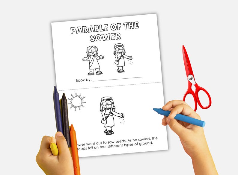 Parable of the Sower Bible Lesson, Parables of Jesus VBS Crafts, Games ...